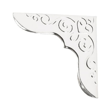 Uxcell Metal Desk Corner Protectors Table Edge Cover Guard 1.57" x 1.57 ...