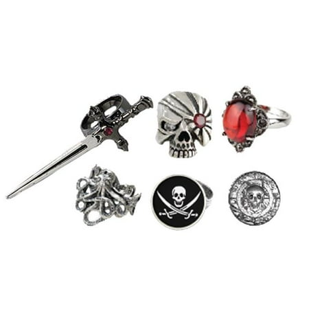 PerfectPretend - Pirate Ring Set - Walmart.com - Walmart.com