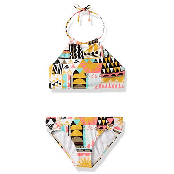 Billabong Billabong Girls Mod Love High Neck Bikini Set Size 4