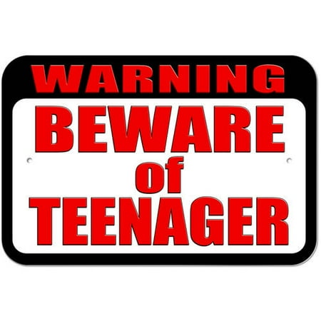 Warning Beware of Teenager Sign - Walmart.com