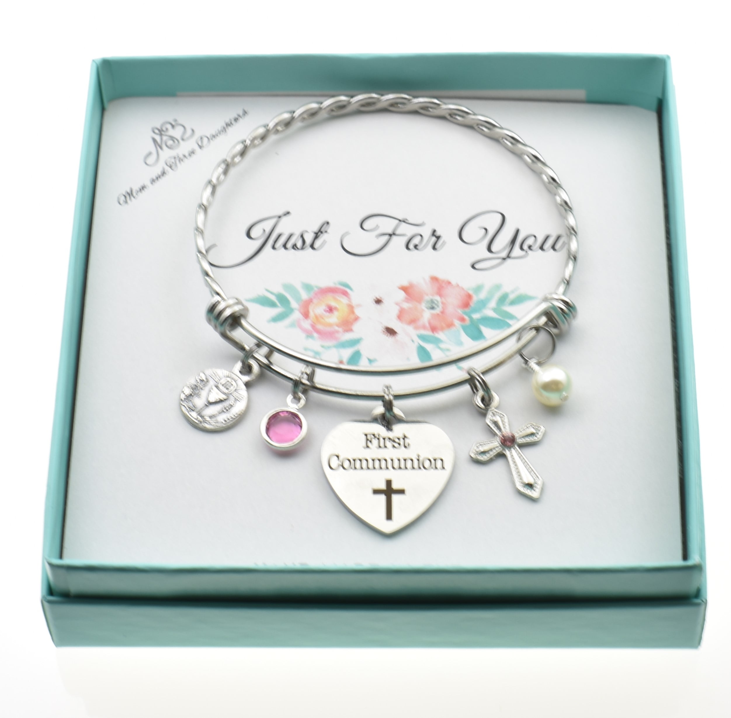 Little Girl's First Communion Bracelets in Silver Tones. Little Girls ...