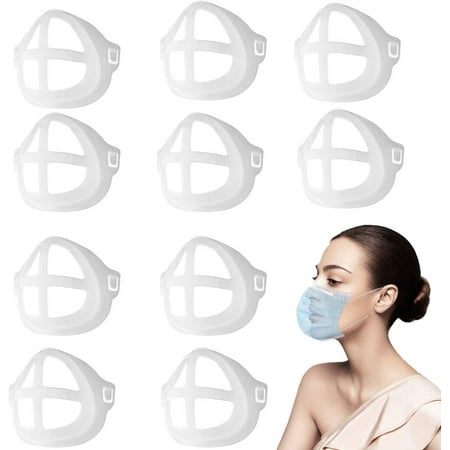 10PCS Silicone Face Mask Bracket,3D Mask Bracket Inner Support Frame ...