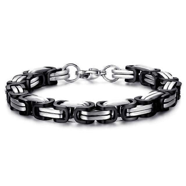 Hnsp 8mm Stainless Steel Hand Chain For Men Bracelet Motorcycle Bikes ...