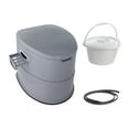 SKYSHALO Portable Toilet with Phone and Paper Holder, Lightweight and ...