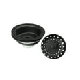 Keeney K5414BLK 4.5-in. Stainless Steel Fixed Post Kitchen Sink ...