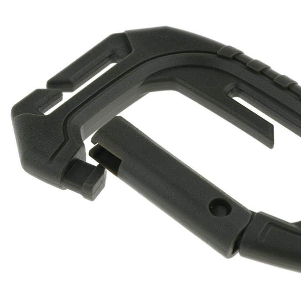 pitrice Heavy Duty Plastic Carabiner Clip Snap Hook Spring Loaded ...