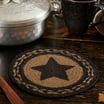 VHC Brands Classic Country Primitive Tabletop & Kitchen Red Star Trivet ...