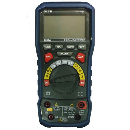 MTP 2850 - MULTIMETER DIGITAL 10A COMPUTER INTERFACE USB AUTO PWR OFF ...
