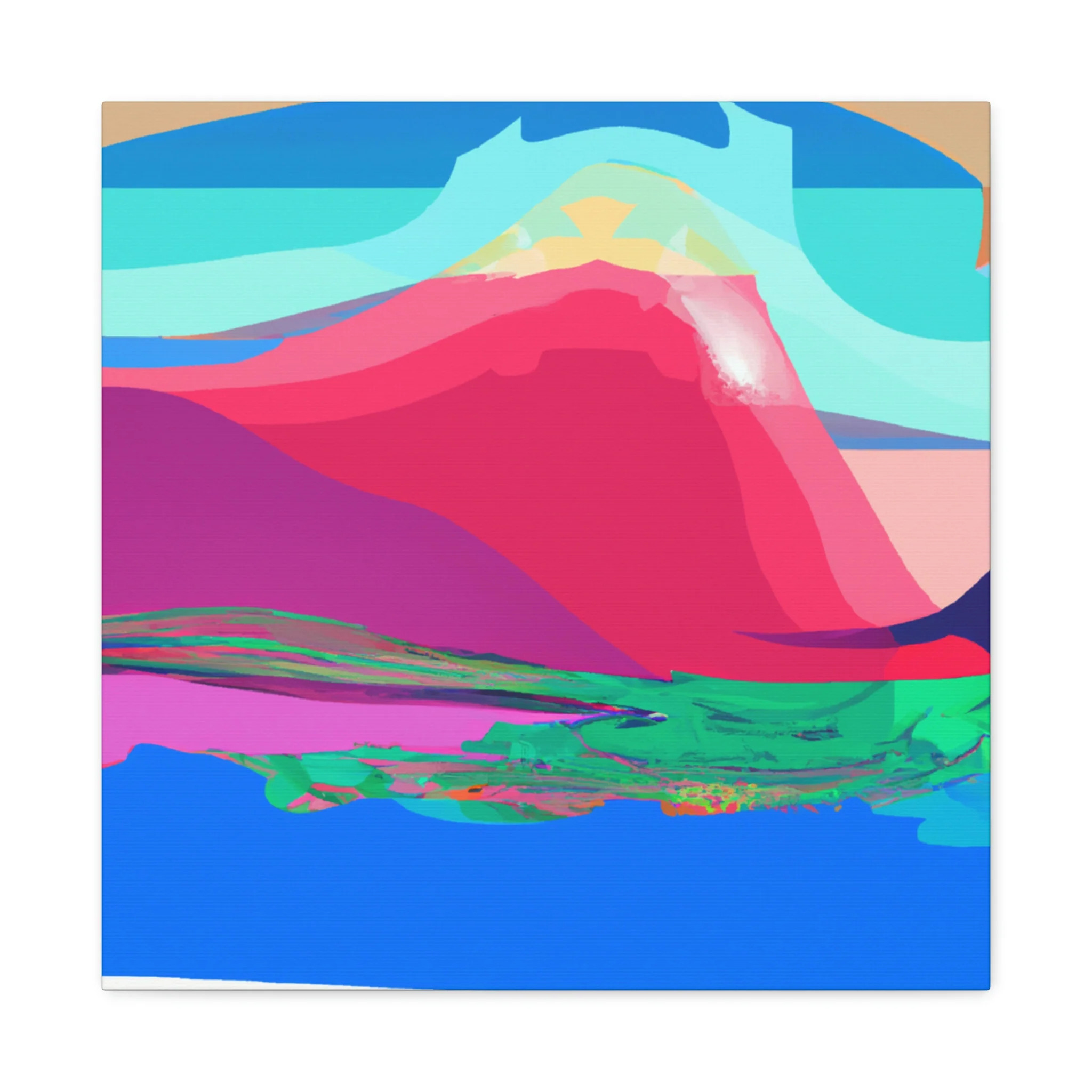 Sea of Vibrant Color - Canvas - Walmart.com