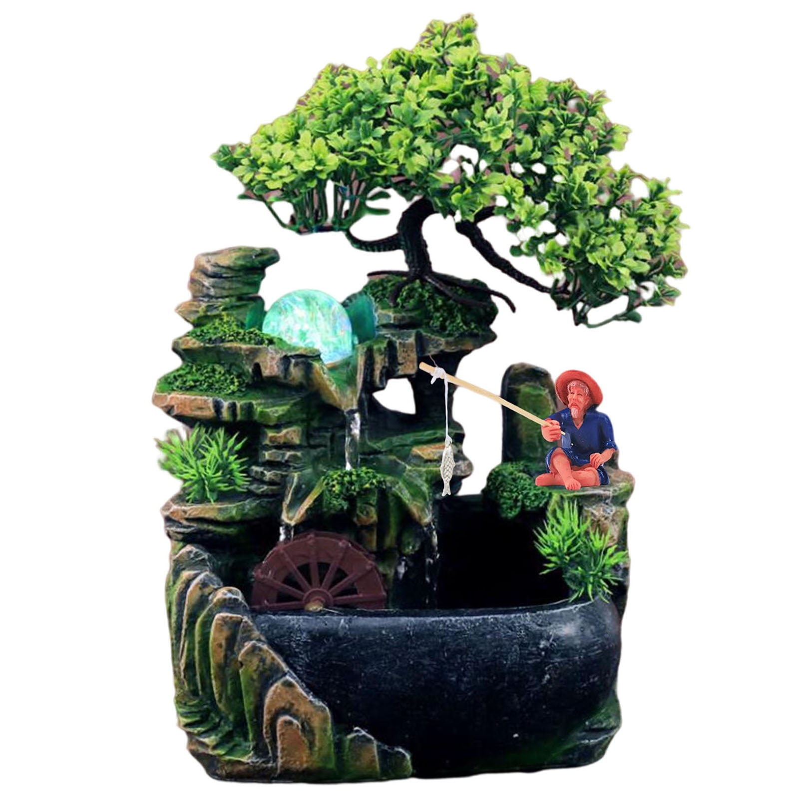 Click here for Lipstore Desktop Waterfall Fountain Rockery Fisher... prices