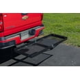 Hyper Tough Hitch Mount Folding Cargo Carrier Black for 1.25 and 2 ...