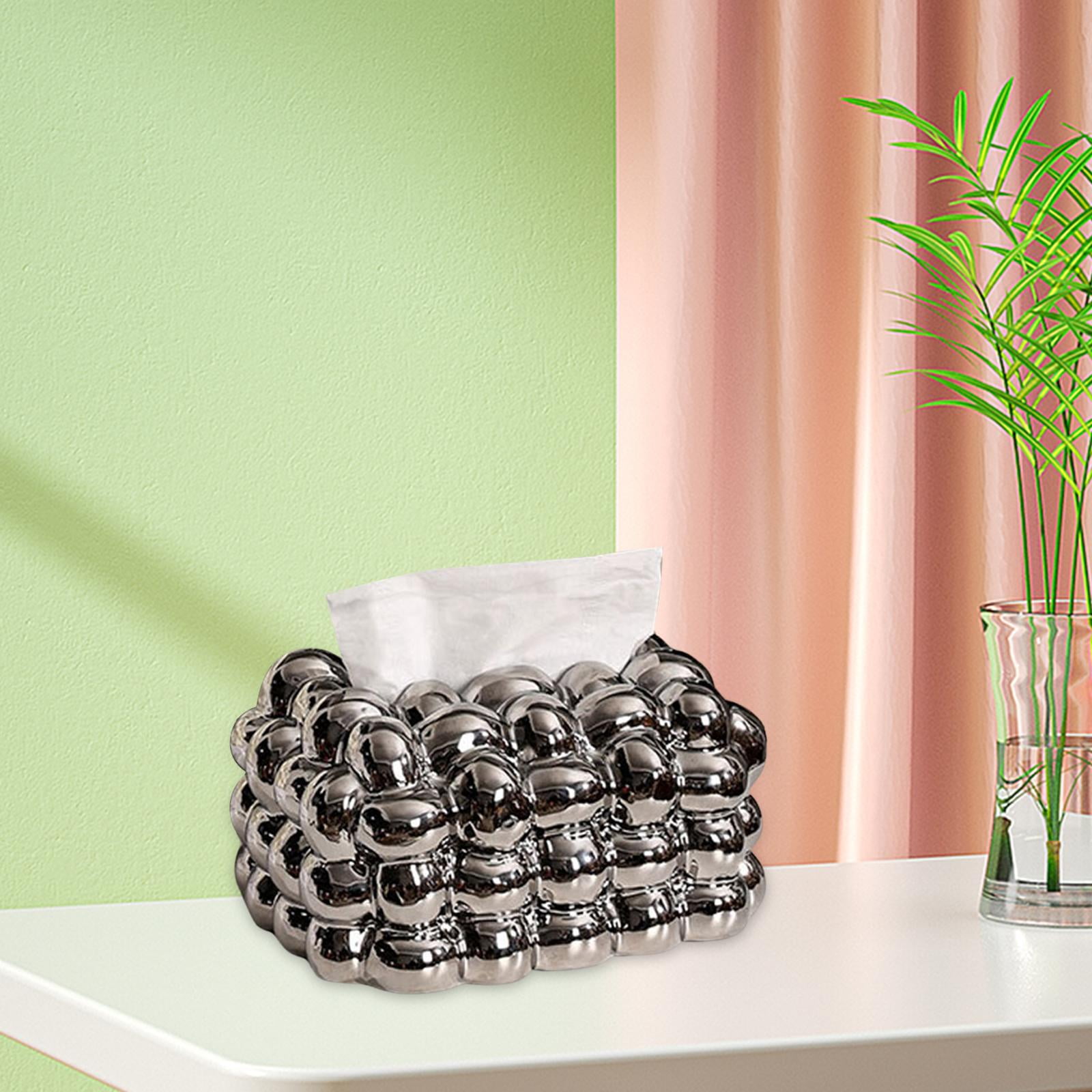Facial Tissue Box Covers Container Organizer for Decor Countertop Desk ...