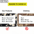 12x6 Inchesa Single-metal License Plate Frame Adorned with Cherry ...