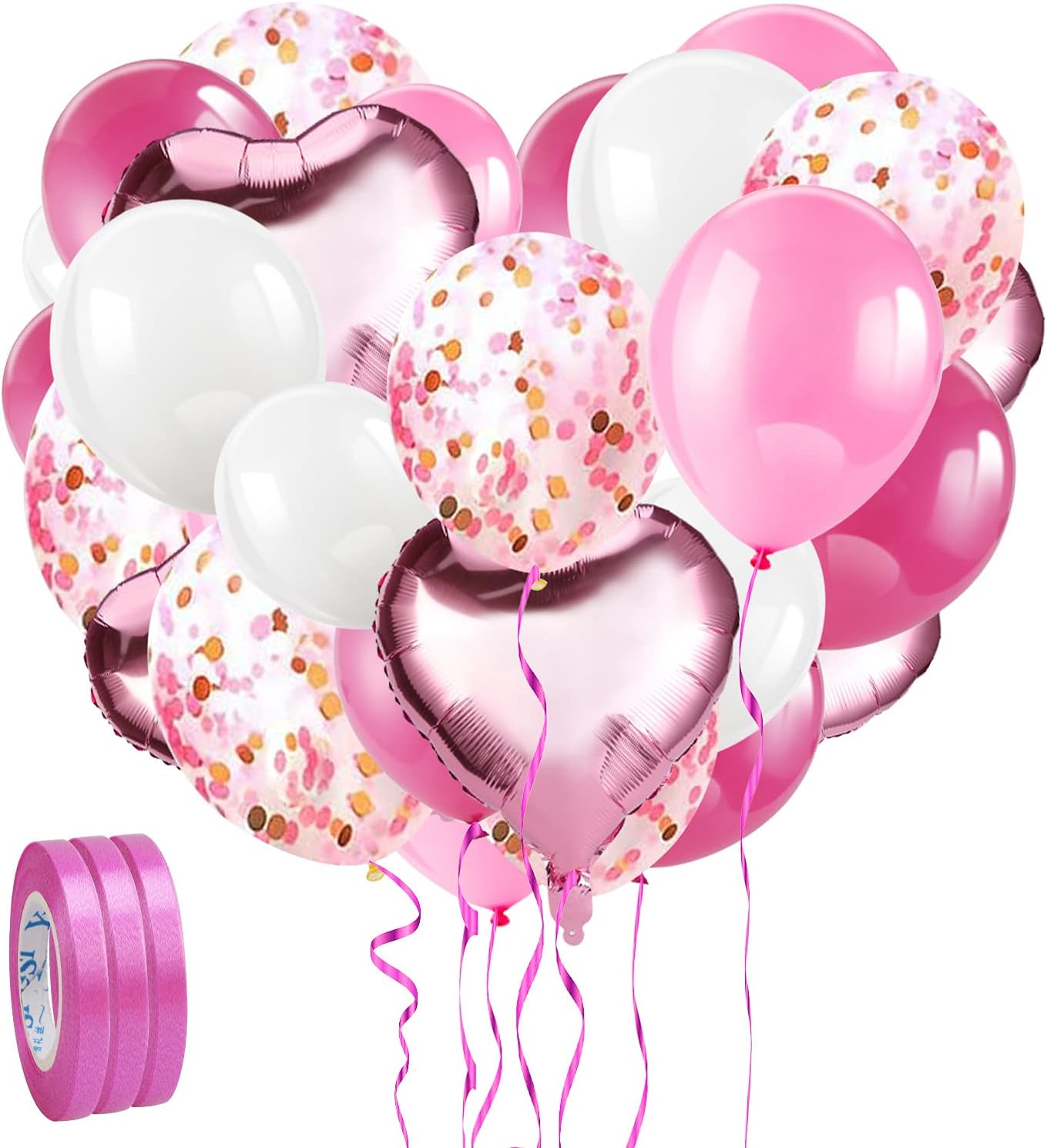 Winerming Love Balloons Heart Balloons Foil Valentines Day Balloons 18 ...