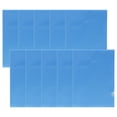 10 Pack Clear File Folders, Transparent L-Type Paper Plastic Sleeves ...