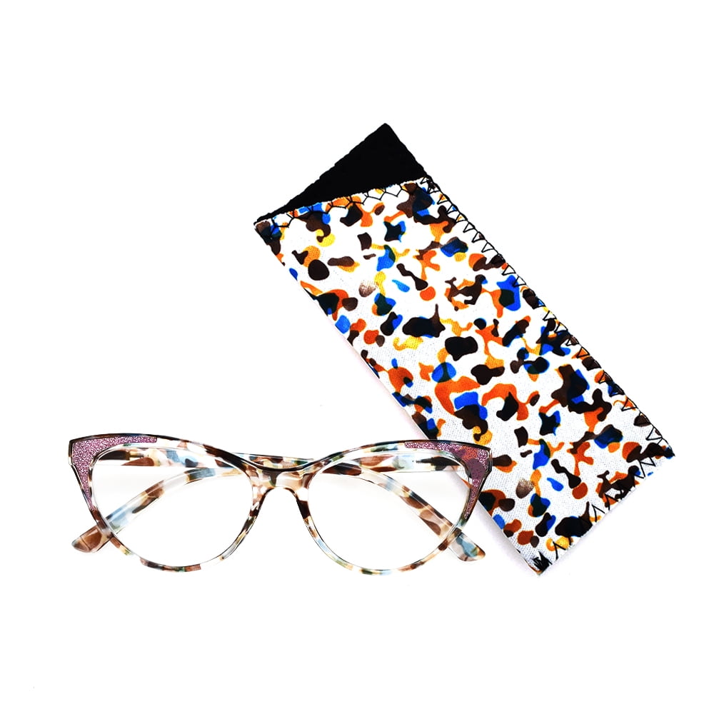 Multi Floral Cat Eye Reading Glasses R227 Greenpink225