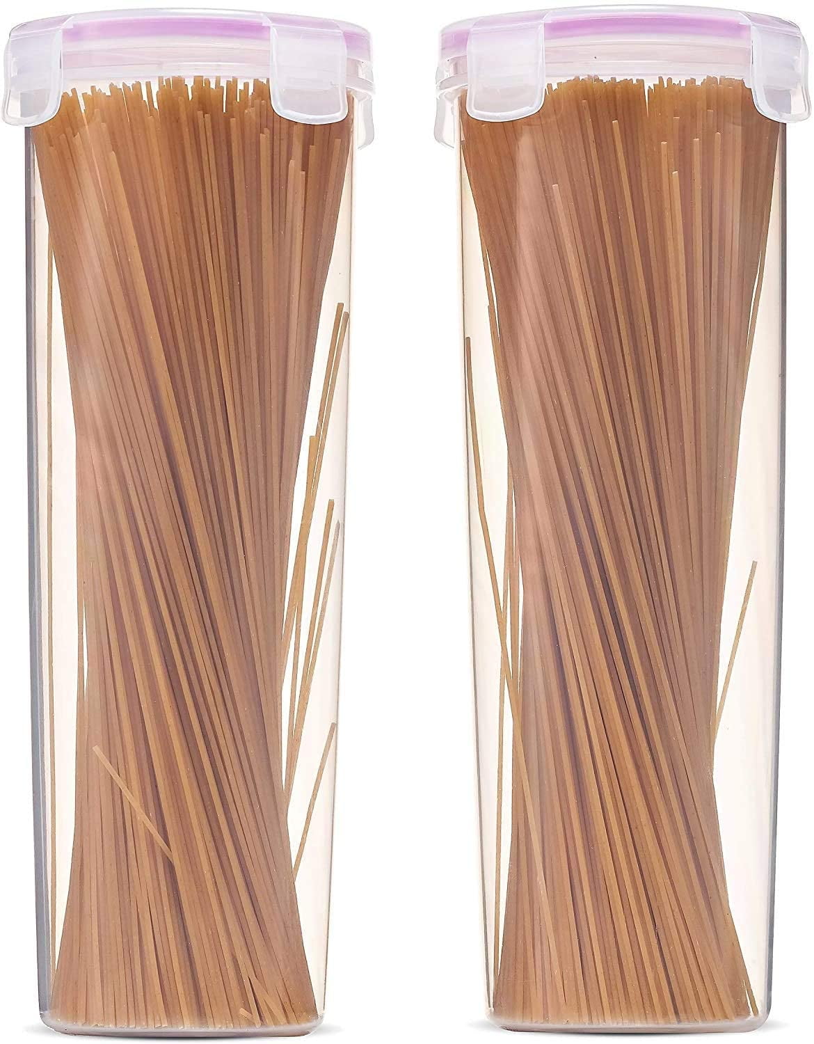 Komax Biokips Tall Food Storage Spaghetti, Pasta Container 44oz. (set ...