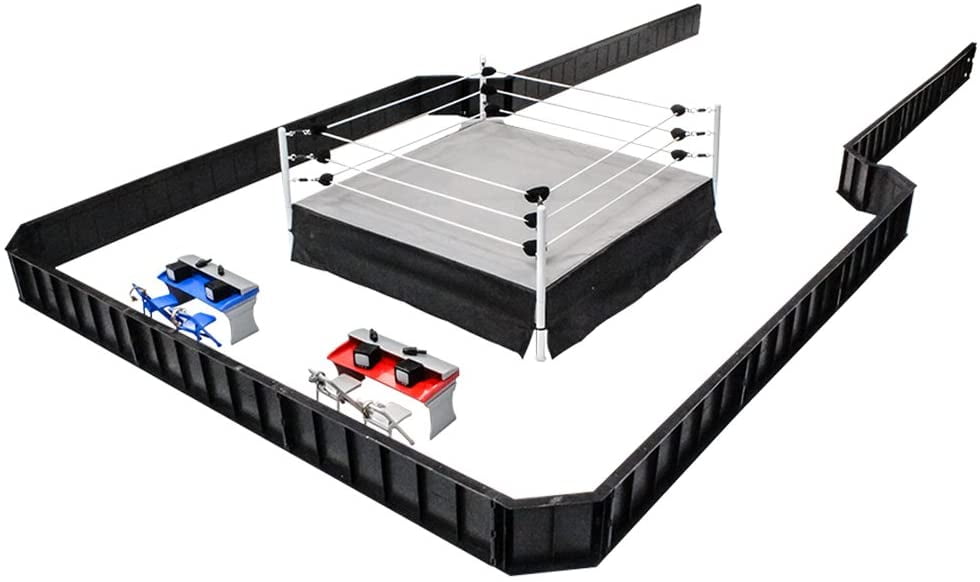 Ultimate Wrestling Ring Deluxe Playset With Barricade, Ring ...