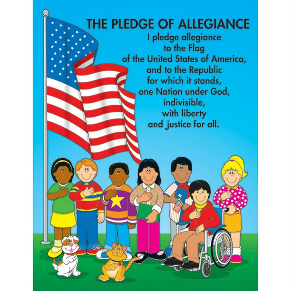 The Pledge of Allegiance Chart - Walmart.com - Walmart.com