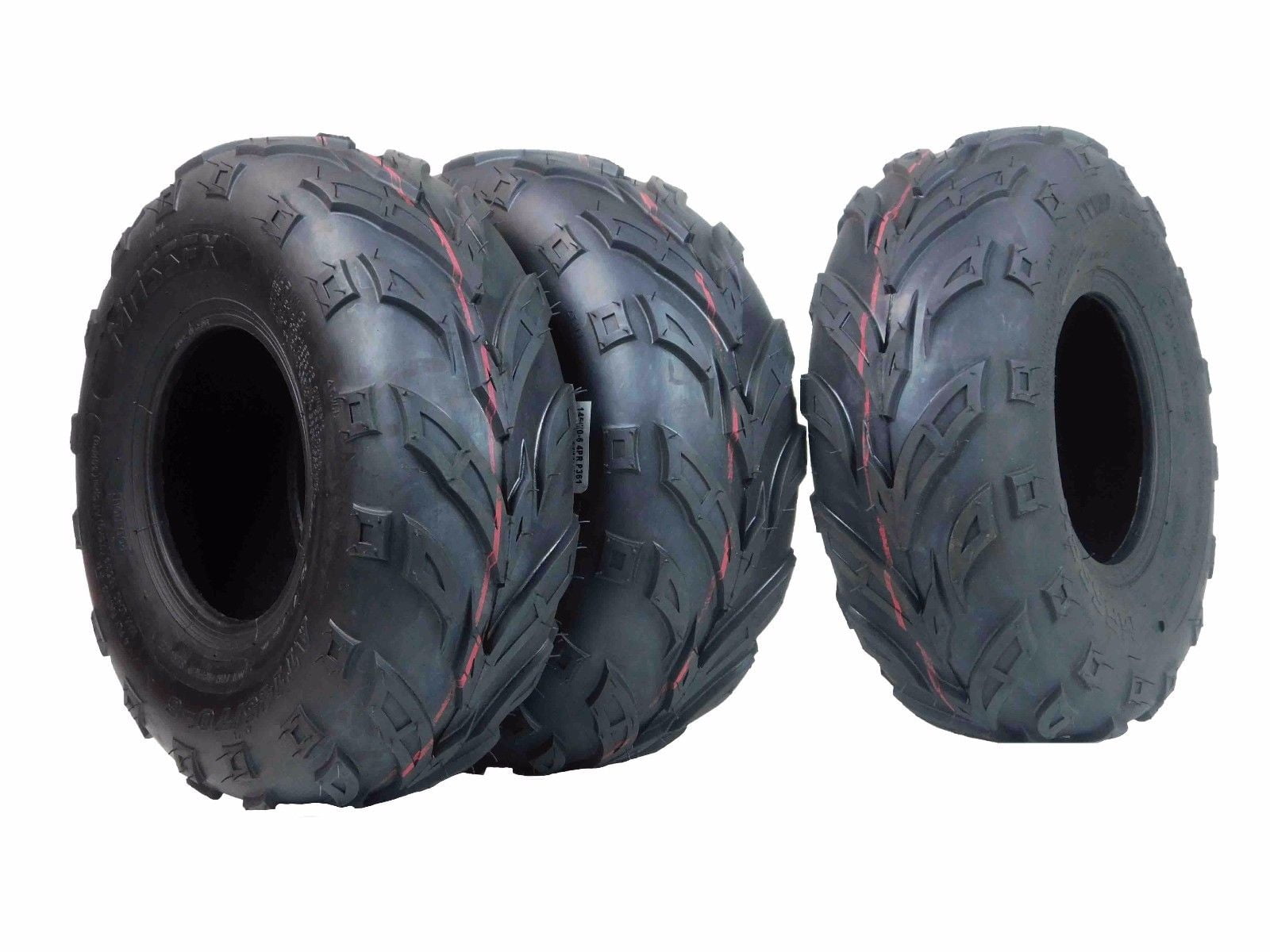MASSFX 145/70-6 Tires - 4 Ply Go Kart, Mini-bike, ATV, Lawn & Garden ...