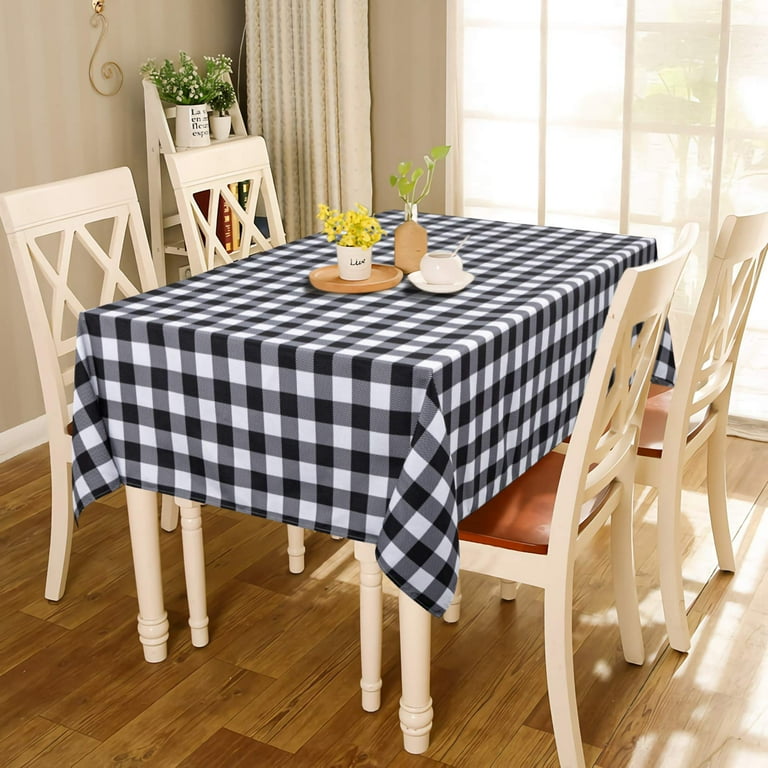 Picnic Tablecloth Pattern Black And White