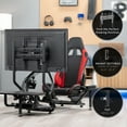 VIVO Gaming Chair Rig with Steering Seat, Racing Simulator Cockpit ...