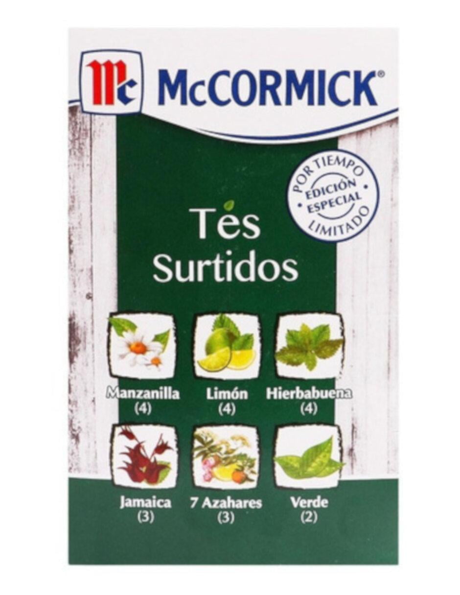 PAck de 24 Té McCormick Surtido Tradicional 20 piezas McCormick Surtido ...