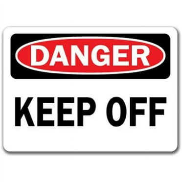 Warning Keep Out Skull and Crossbones Sign - Walmart.com