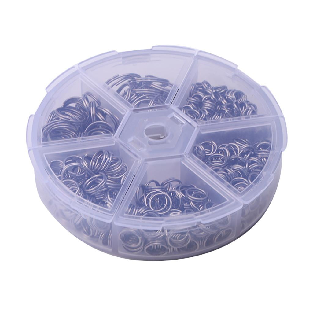 600Pcs Stainless Steel Key Rings / Split Rings, Keychain Rings Small, 6 ...