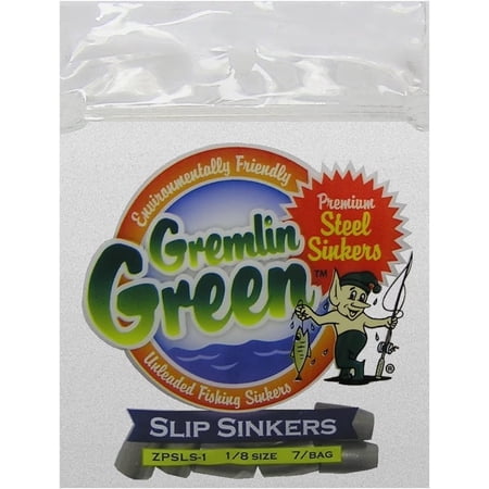 Water Gremlin Green Premium Steel Slip Sinker Pouch, 1/8-Inch | Walmart ...