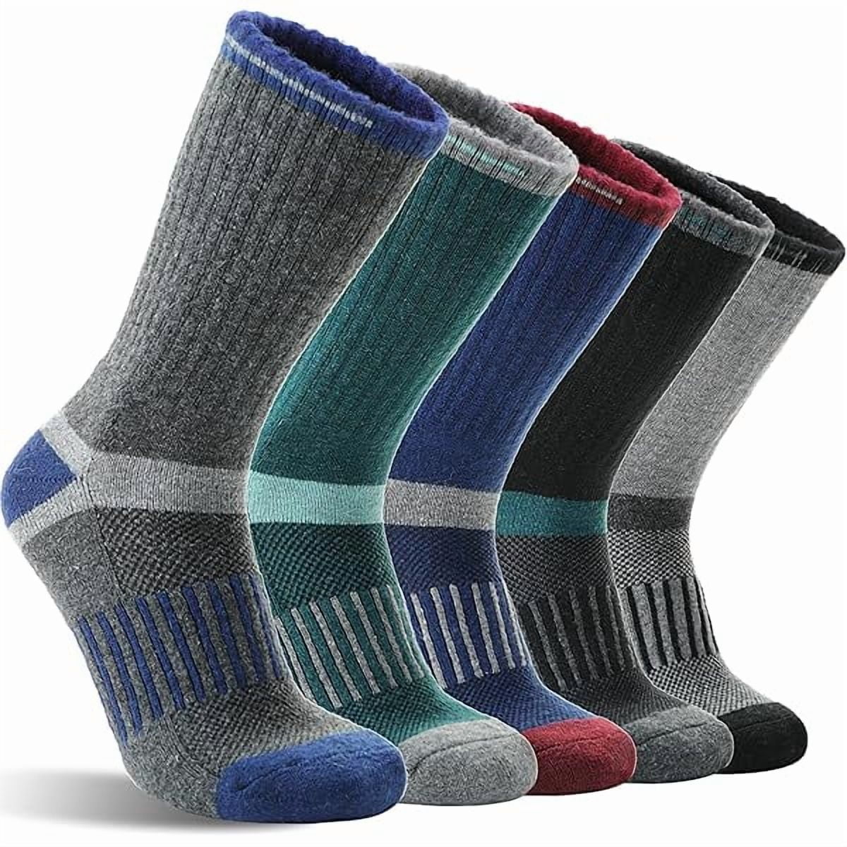 Click here for W829 5 Pairs Merino Wool Hiking Socks Warm Thermal... prices