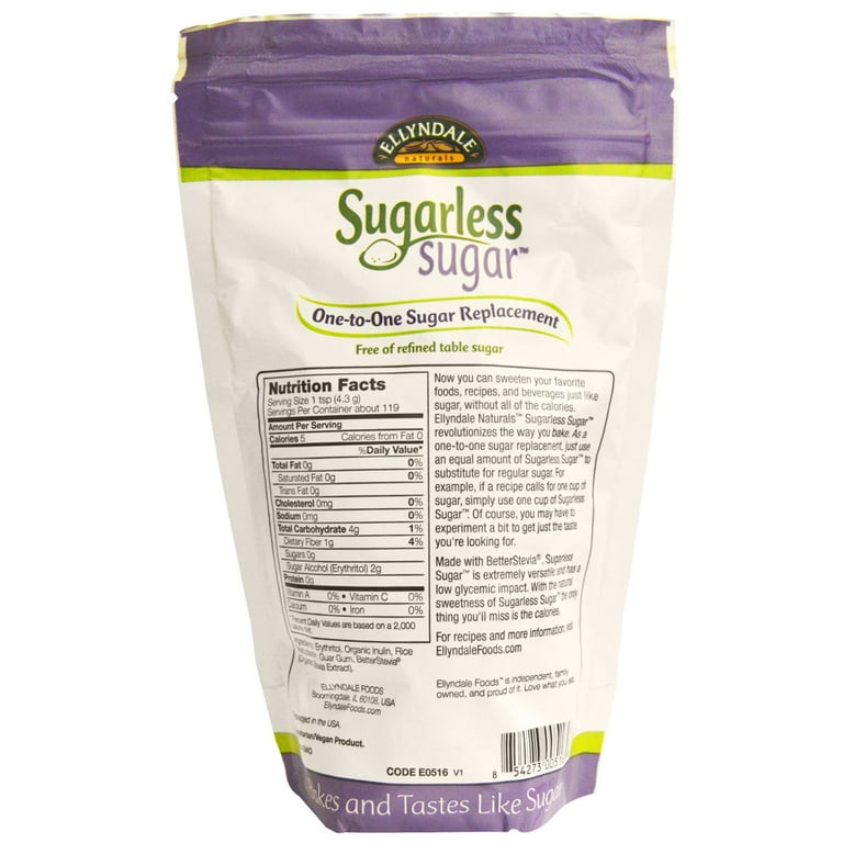 List Sugarless Foods