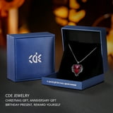 CDE Angel Wing Heart Pendant Necklace, Perfect Gift for Wife, Mom ...