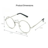 EYE ZOOM 3 Pack Metal Frame Round Reading Glasses with Spring Hinge ...