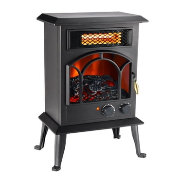 Ktaxon 1400W Small Electric Fireplace, Indoor Free Standing Stove ...