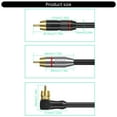 Male to Male Stereo Cord Cable Wire Line with Gold Plated Connectors ...