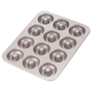 CHEFMADE Madeleine Mold Cake Pan, 12-Cavity Non-Stick Spherical Shell ...