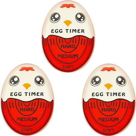 3PCS Egg Timers That Changes Color When Done Soft Hard Boiled Egg ...