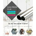 1 2 Meter One Way Mirror Window Film Vinyl Self Adhesive Reflective
