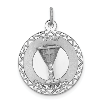 Lex & Lu Sterling Silver Holy Communion Disc Charm LAL103926 - Walmart.com