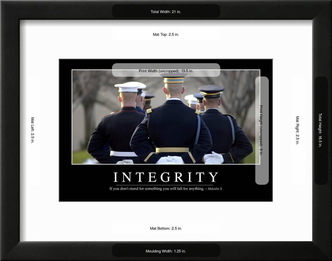 Military Integrity Poster