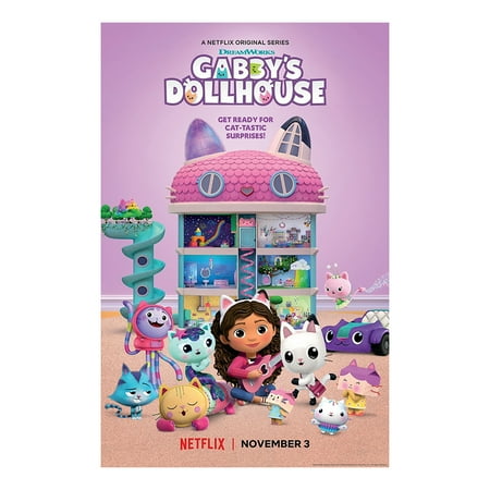 Throw Blanket Office Soft Flannel Gabbys Dollhouse Lightweight Cartoon ...