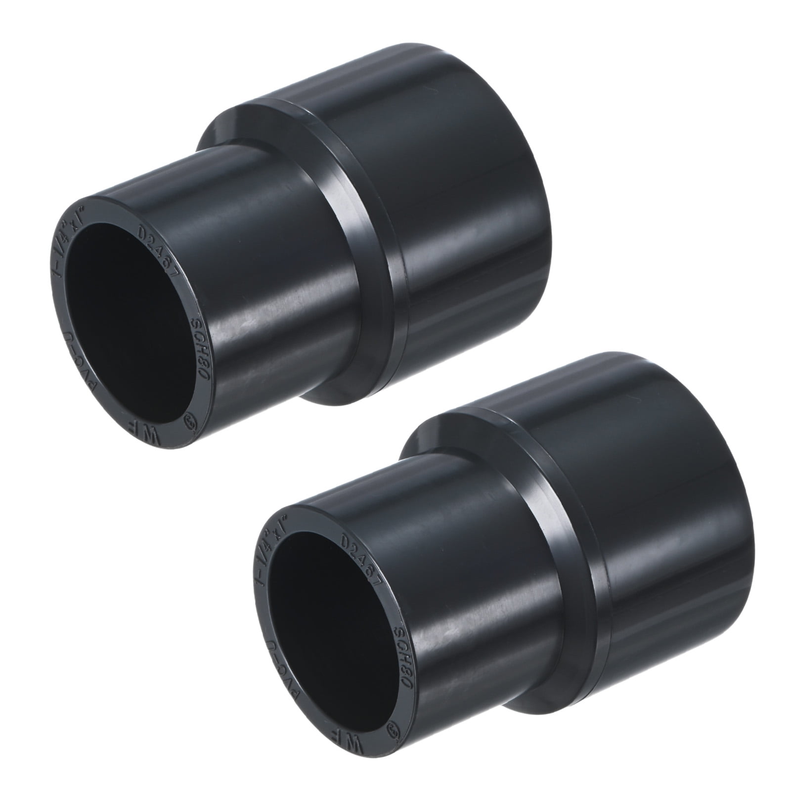 Uxcell 2-Pack Reductor de Tubo, Conector de Acoplamiento Reductor Recto ...