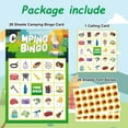 WhatSign Camping Bingo Game for Kids Adults 26 Players Camp Bingo Cards ...
