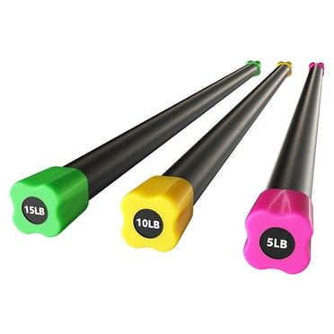 CanDo Slim Weight Bar, 16-piece Set, 1, 2, 3, 4, 5, 6, 7, 8, 9, 10, 12. ...