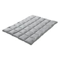 CirclesHome Full Size Futon Mattress Topper, Grey, Anti-Slip, Plush ...