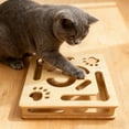 GATROPOD Interactive Cat cratch Puzzle Enrichment Board with Maze ...
