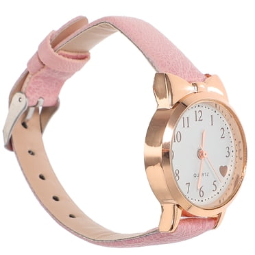 Smallest Vibrating Waterproof Reminder Watch (Pink Band / Black Case ...