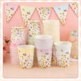 100 Pack Rainbow Paper Cups 9oz Disposable Colored Party Cups Bulk for ...