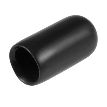 Uxcell 0.24'' Screw Thread Protector Vinyl End Caps Rubber Black 20pcs ...
